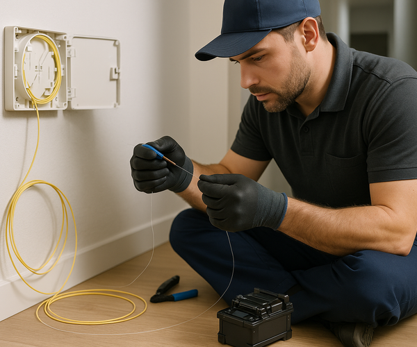 How do you connect fiber optic yourself without any hassle at home? – Netwerkkabel.eu