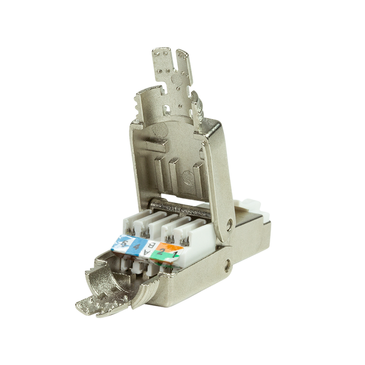 Cat7 RJ45 connector - Fully shielded – Netwerkkabel.eu