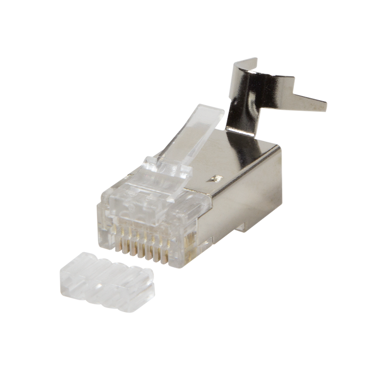 Cat7 RJ45 connector - Fully shielded – Netwerkkabel.eu